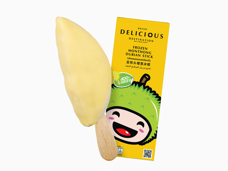 Frozen Monthong Durian Stick - Thai Future Food Trade Association
