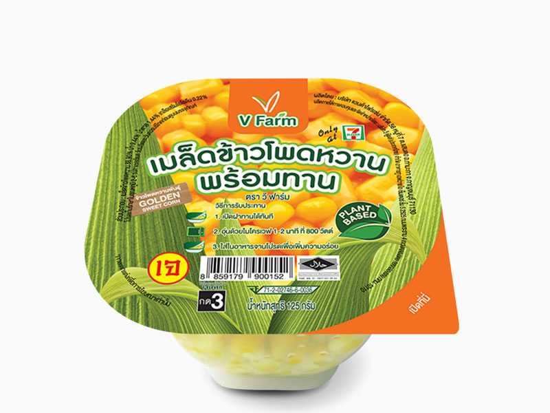 V FARM CORN CUP NATURAL - Thai Future Food Trade Association